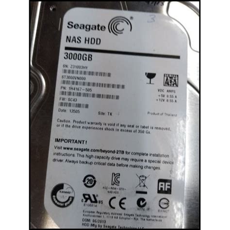 Seagate Server Hard Disk Size Standard At Best Price In New Delhi