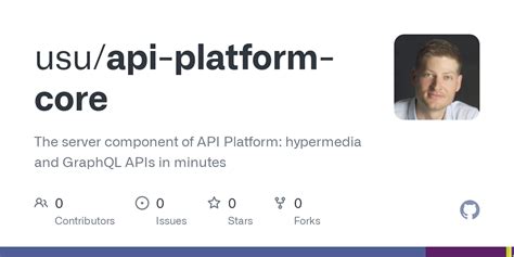 github usu api platform core the server component of api platform