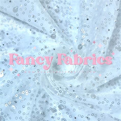 Sequin Pearl Mesh Fancy Fabrics