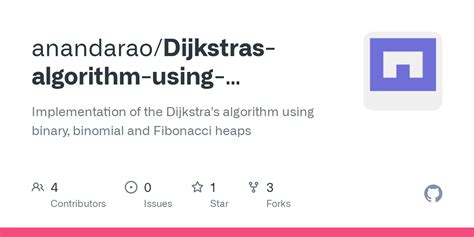 Github Anandaraodijkstras Algorithm Using Different Heap Data
