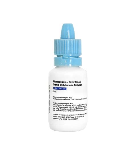 Moxi Brom Moxifloxacin Bromfenac 5ml Imprimisrx