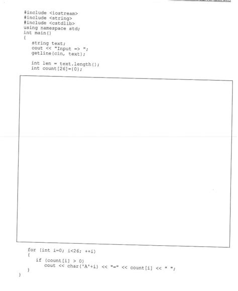 Solved Complete The Program Below Which Counts How Many