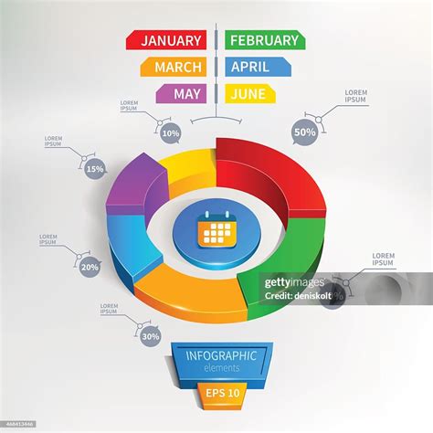 Infographics Circle Graph Vector Illustration High Res Vector Graphic Getty Images