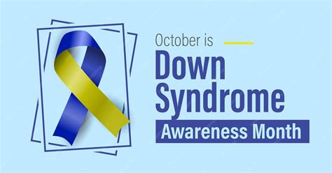 Premium Vector Down Syndrome Awareness Month Banner Observed In