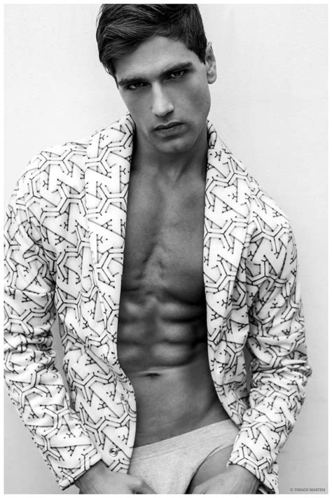 Fabio Mancini With Thiago Martini Various Editorials