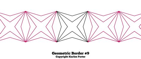 Geometric Border Design Portfolio