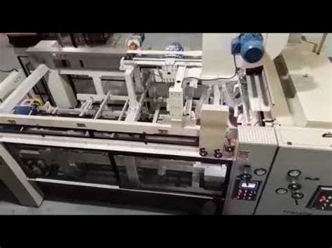 Tomasoni Impressora Flexo Folder Gluer Miniline Youtube