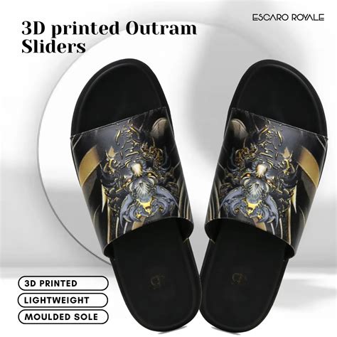The Outram 3d Printed Slippers In Grey