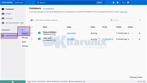 How To Install Docker Resource Usage Extension