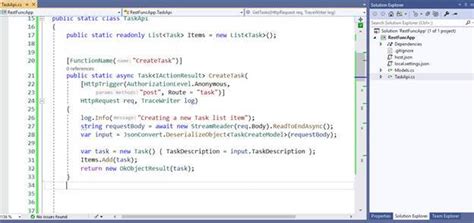 Creating A Rest Api With Azure Functions