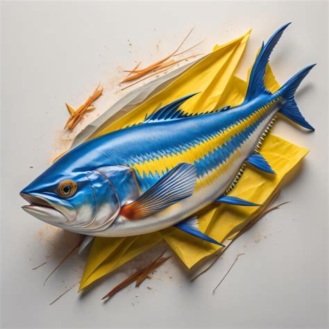 Premium Ai Image Yellow Fish Tuna