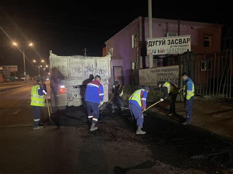 Нийслэлийн замын хөгжлийн газрын засаж буй замууд