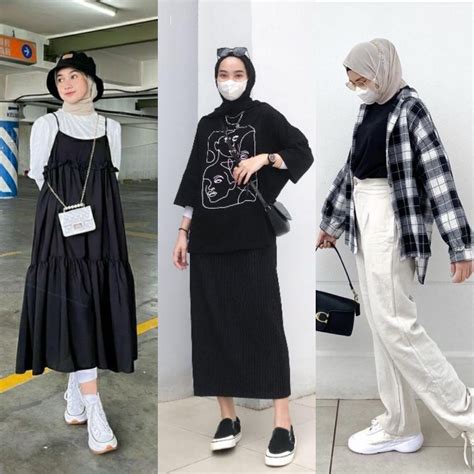 Baju Hitam Putih Cocok Dengan Jilbab Warna Apa Homecare