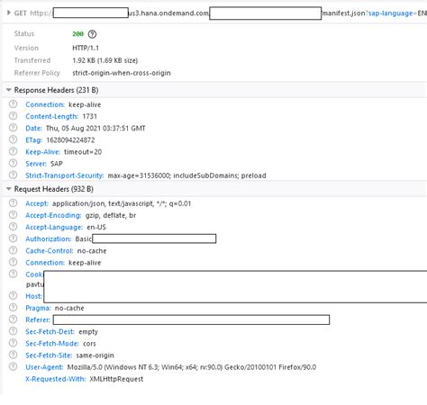 Firefox XML Parsing Error Not Well Formed When Running OpenUI5 On SAP