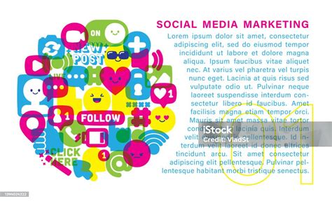 소셜 미디어 마케팅 아이콘 브로셔 전단지 중복 인쇄 리소그래프 디자인 소셜 네트워킹에 대한 스톡 벡터 아트 및 기타 이미지 소셜 네트워킹 인플루언서 소셜 미디어