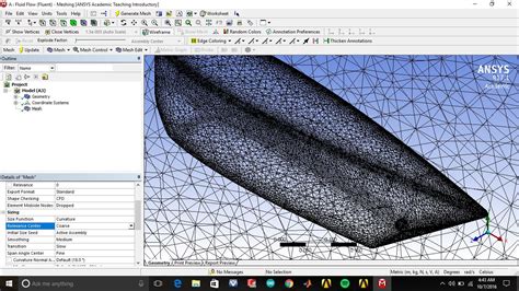 Fuselage Mesh Using Ansys Fall 16 Cfd Temple