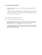 Work Calculation In Physics Calc Vs Non Calc Based Questions Course Hero