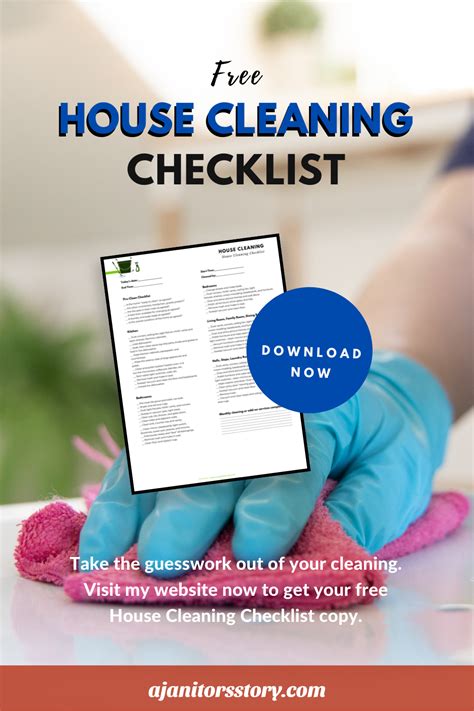 Professional House Cleaning Checklist Artofit