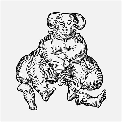 Human Oddities Vectors Collection Tofujoe