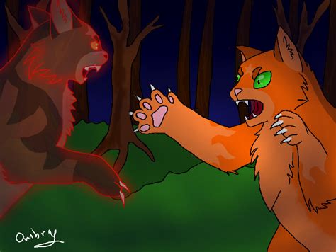 Tigerstar And Firestar Fighting