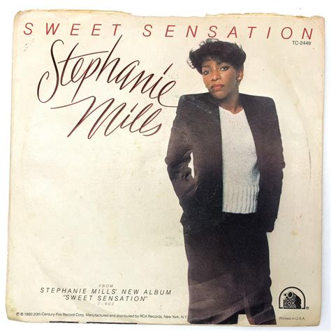 Stephanie Mills Sweet Sensation Record 45 Rpm Single Tc 2449 20th Cent