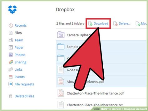 How To Cancel A Dropbox Account With Pictures WikiHow