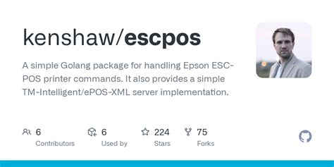 Escpos Epos Server Go Mod At Master Kenshaw Escpos Github