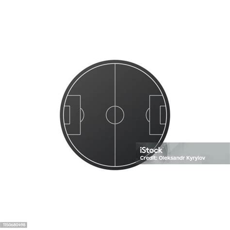 축구 필드 아이콘입니다 웹에 대 한 축구 또는 축구 필드 벡터 아이콘의 간단한 그림 벡터 일러스트 레이 션에 고립 된 흰색 배경 0명에 대한 스톡 벡터 아트 및 기타 이미지