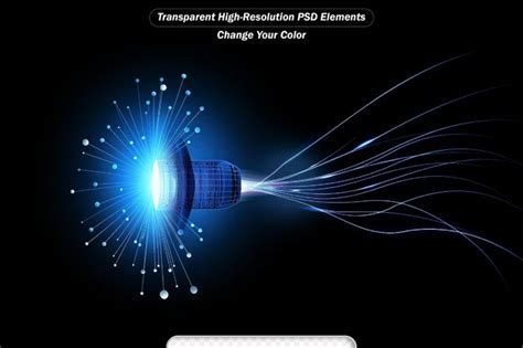 Premium Psd Digital Motion Technology With Binary Code Vector