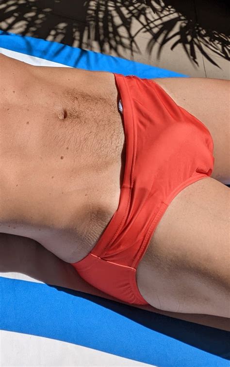 Big Red Speedo Bulge Houtex2019