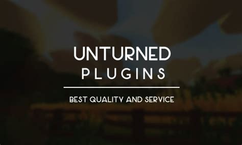 Edit Your Rocketmod Unturned Plugin By Diogocarvalho Fiverr