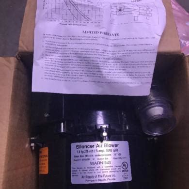 Air Supply Silencer Pool Spa Hot Tub Blower 1 Hp 240v 6310220 For Sale