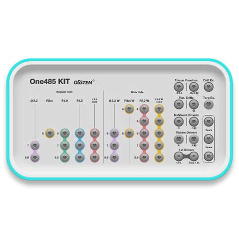 Dental Implant Surgery Instrument Kit One485 Osstem Implant France