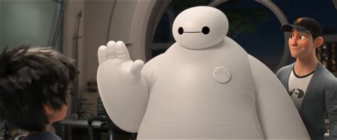Baymax Approaches Hiro Hamada And Waves His Inflatable Hand And Says Hello I Am Baymax Your