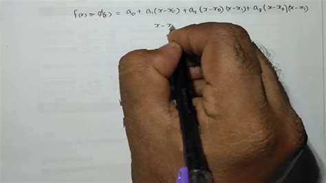 Newtons Forward Interpolation Formula Youtube