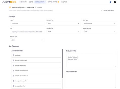 Salesforce Case Management Outbound Prebuilt Integrations Cont