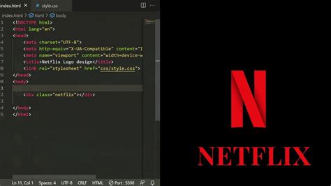 Asmr Programming Netflix Logo Design Using Html And Css No Talking Youtube