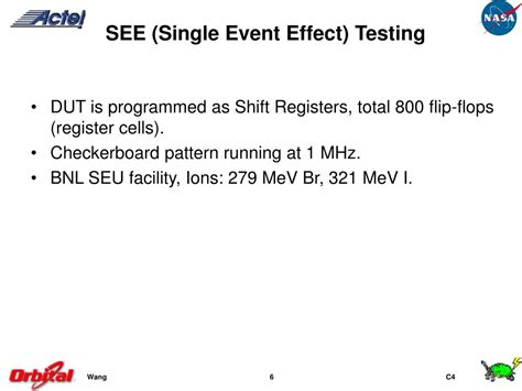 Ppt Single Event And Total Dose Effects On Seu Single Event Upset