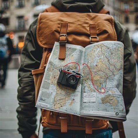 Free Travelers Backpack Setup Image Travel Backpack Map Download