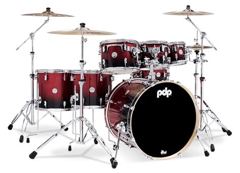 Pdp Concept Maple 7 Piece Drum Set W Zildjian S Cymbals