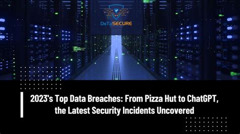 Detasecure On Linkedin Databreaches Customerdata Protectyourdata Cybersecuritymatters…