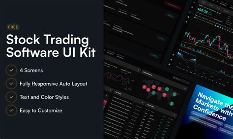 Stock Trading Software Ui Kit Figma