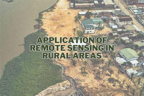 9 Application Of Remote Sensing In Rural Areas Spatial Post