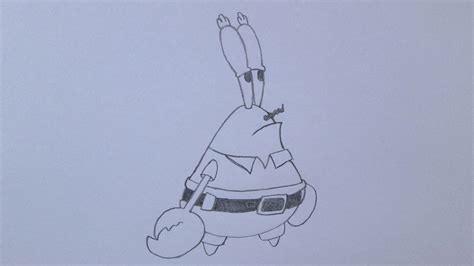 How To Draw Mr Krabs From SpongeBob YouTube