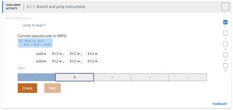 Solved Challenge Activity 511 Branch And Jump