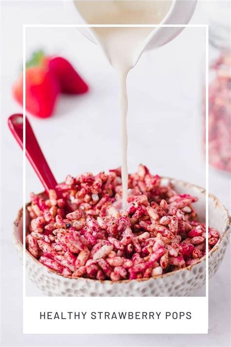 Healthier Strawberry Pops Cereal Recipe