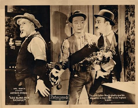 Are Blond Men Bashful