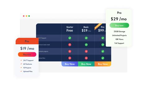 Pricing Tables App For Wix Free And Easy To Use