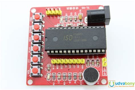 isd1700 voice recording module electronics sensors