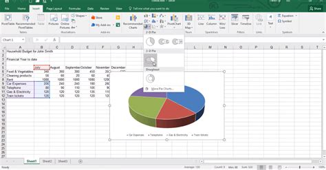 Admnexc305308 Excel Training How To Create A Pie Chart With Data Labels Showezy Excel And Xero